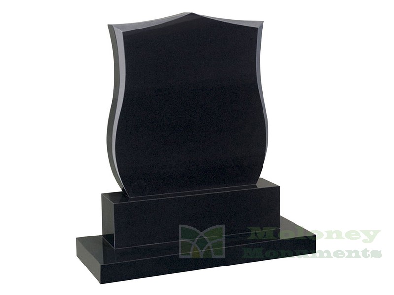 Shield Plinth Memorial Headstone (MM124B) – Moloney Monuments
