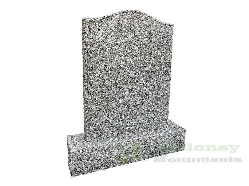 Roped Edge Ogee Memorial Headstone (MM114D) – Moloney Monuments
