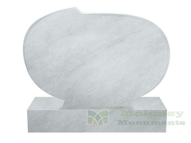 Single Teardrop Headstone Memorial (MM104F) – Moloney Monuments